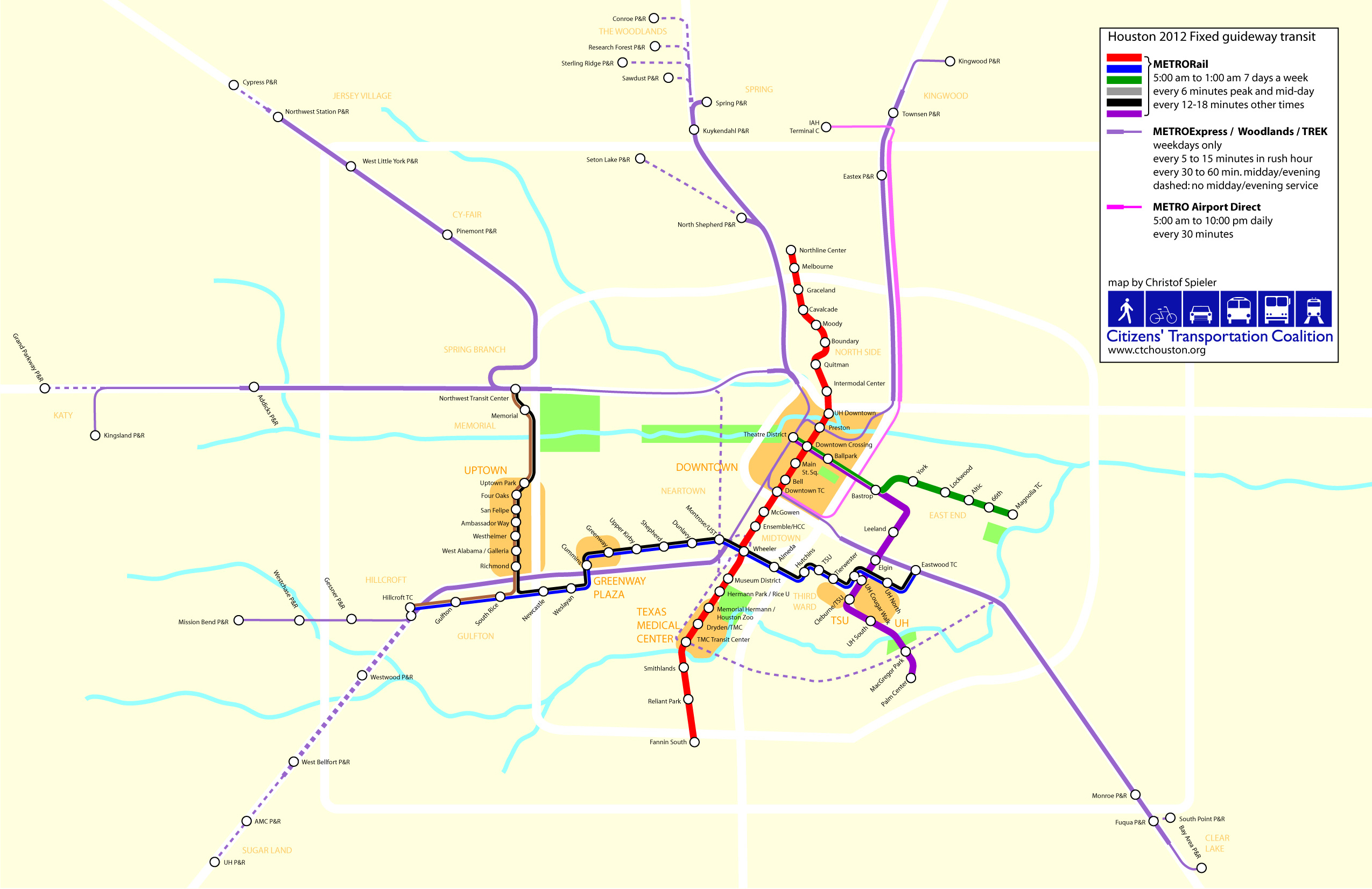 2012 Houston Metro Map - Houston TX USA • mappery 2012 Houston Metro Map - Houston TX USA • mappery