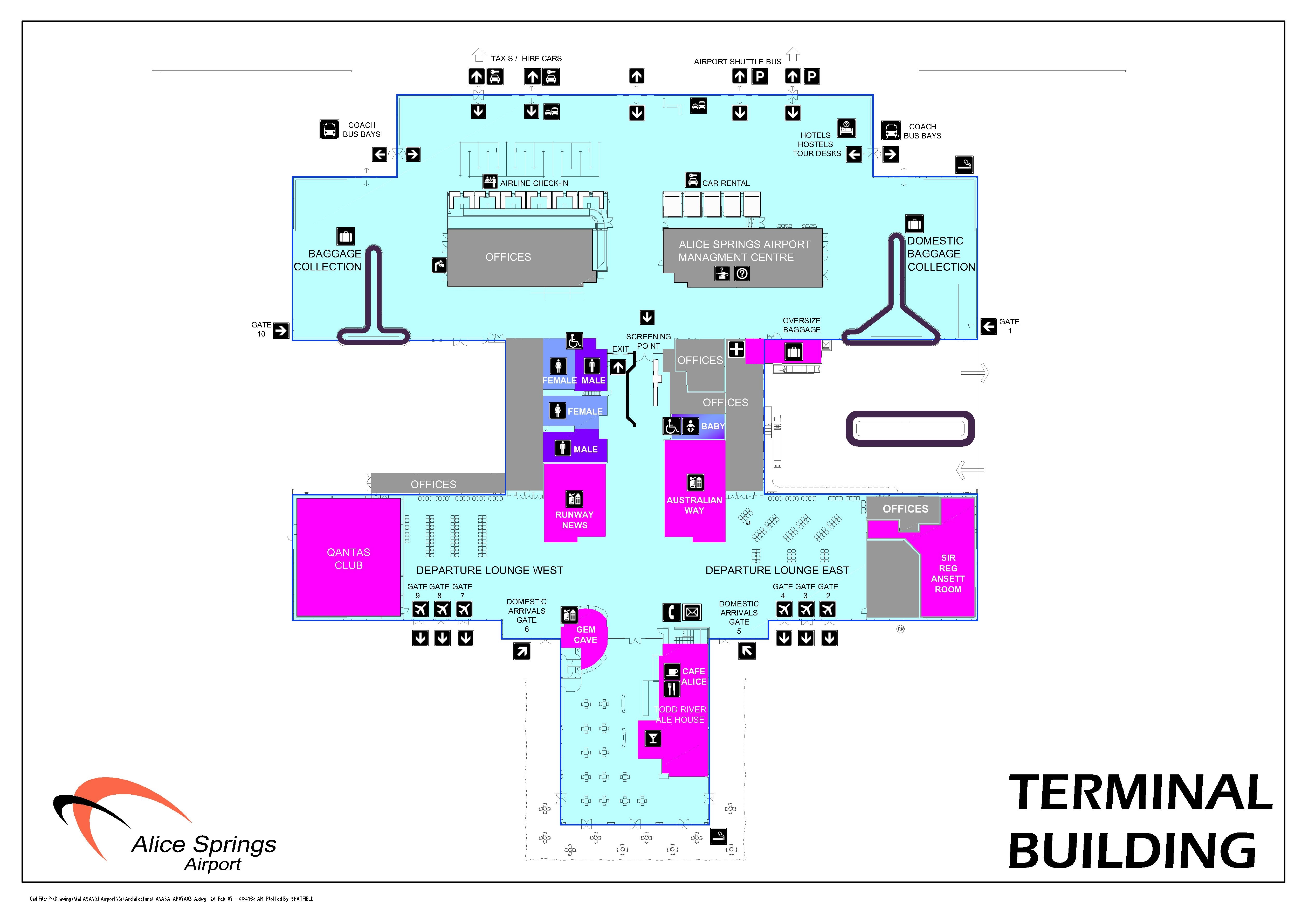 Alice Springs Airport Map - Alice Springs Australia • mappery Alice Springs Airport Map - Alice Springs Australia • mappery