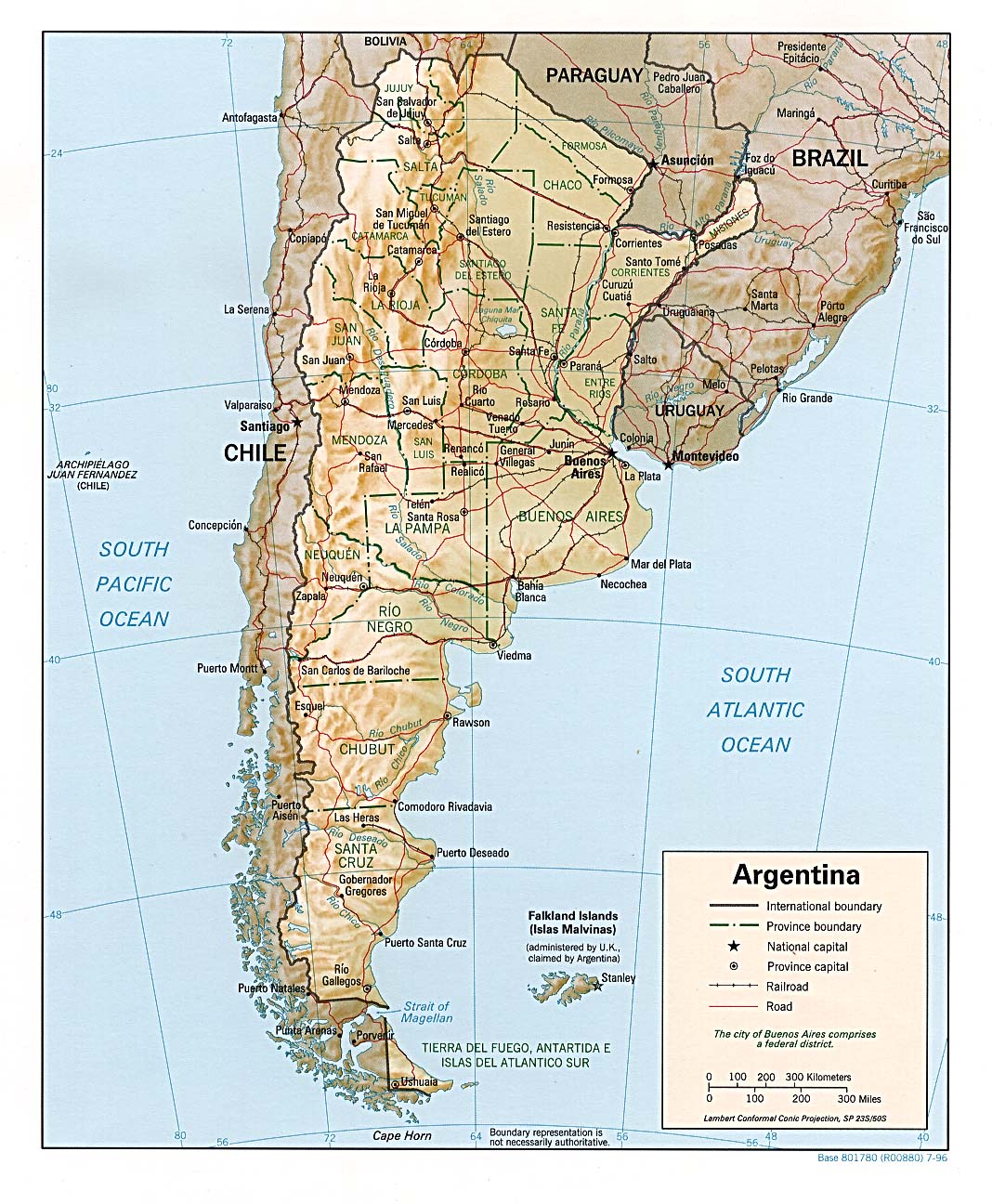 Argentina Tourist Map - Argentina • mappery