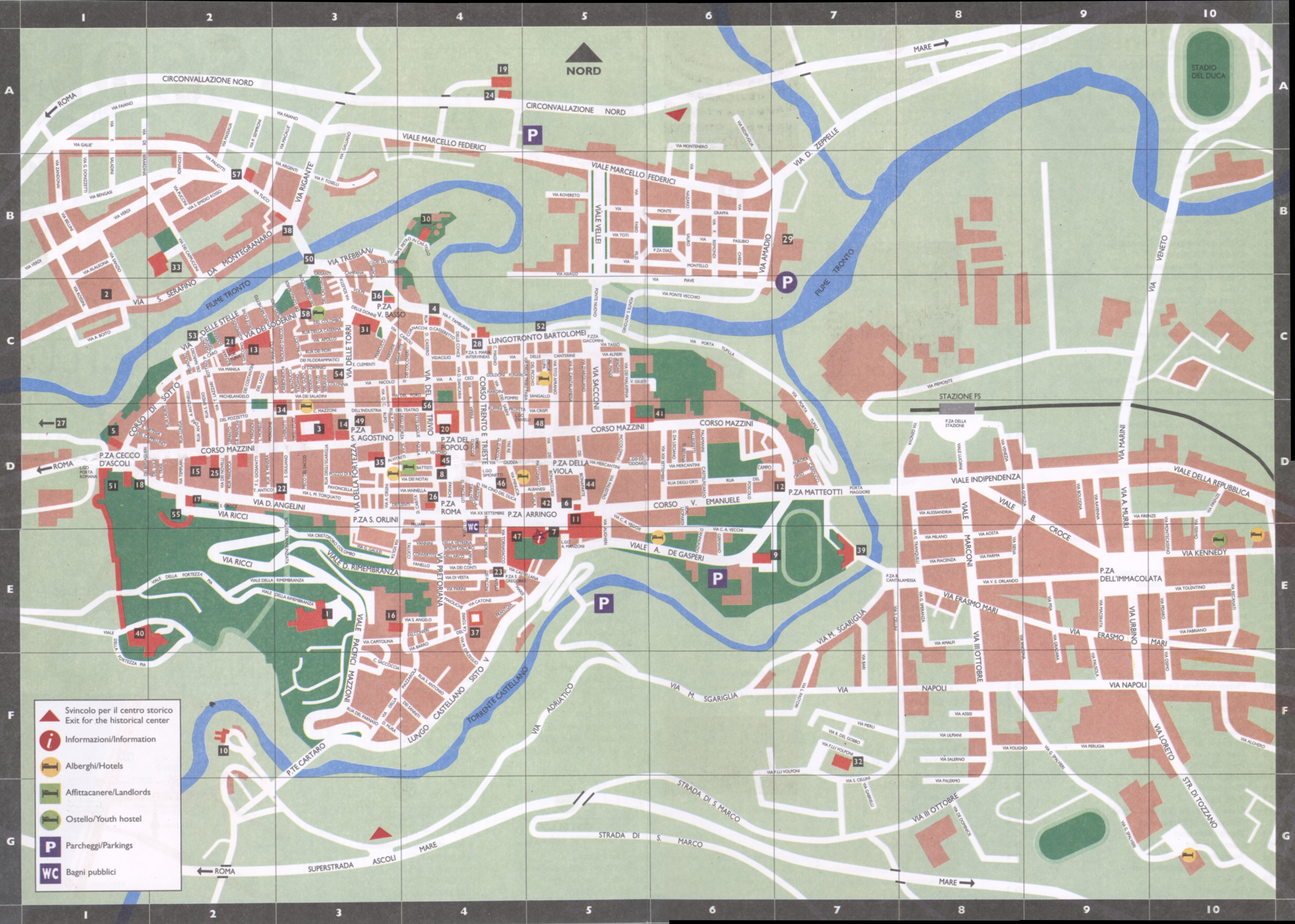 Ascoli Piceno city map - Ascoli Piceno Italy • mappery Ascoli Piceno city map - Ascoli Piceno Italy • mappery