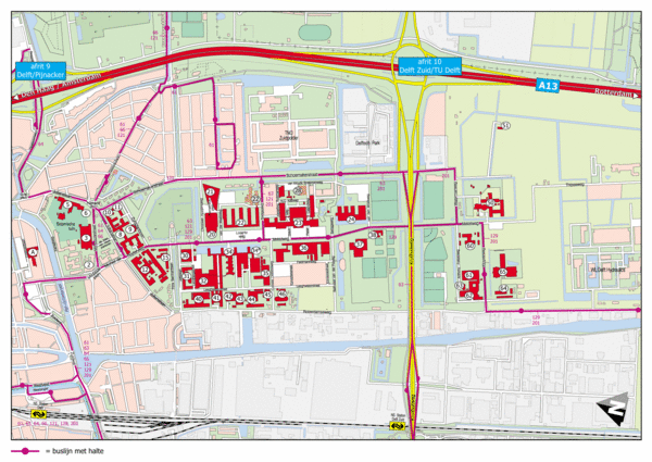 Delft University of Technology Campus Map - Delft Netherlands • mappery Delft University of Technology Campus Map - Delft Netherlands • mappery