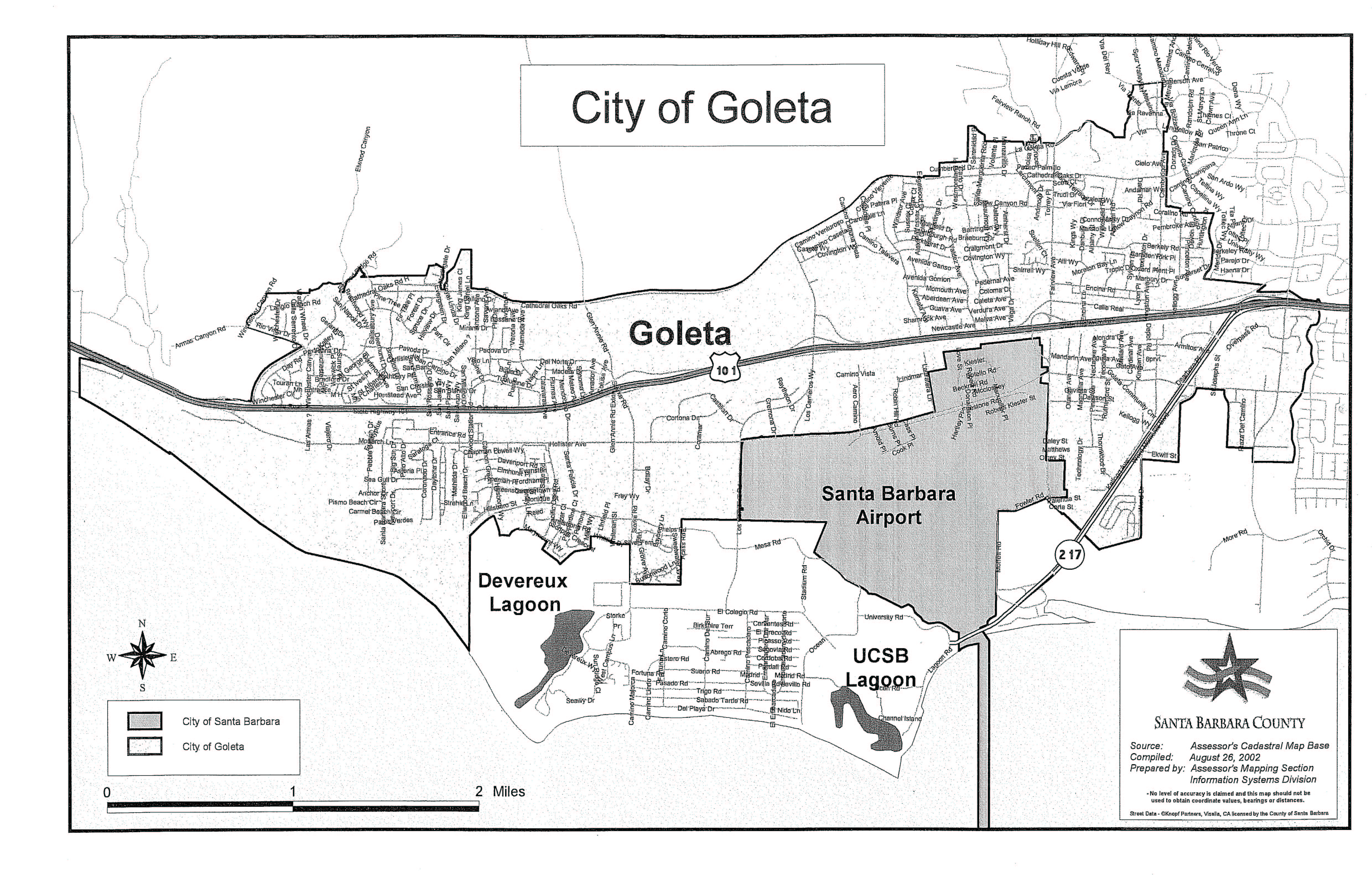 Goleta City Map Goleta California Mappery Goleta City Map Goleta California Mappery