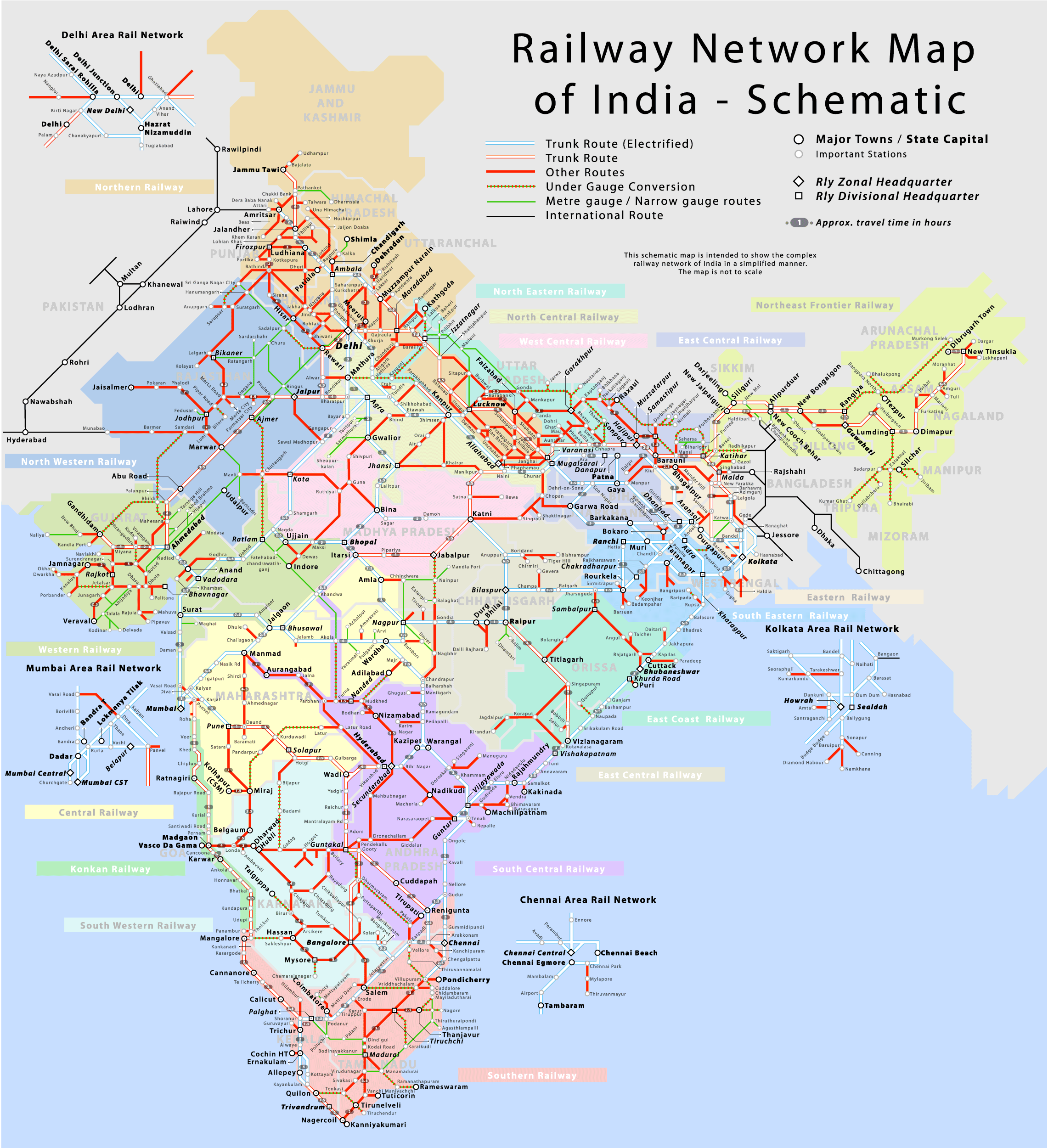 Deciphering The Indian Railway Network: A Comprehensive Overview ... Deciphering The Indian Railway Network: A Comprehensive Overview ...