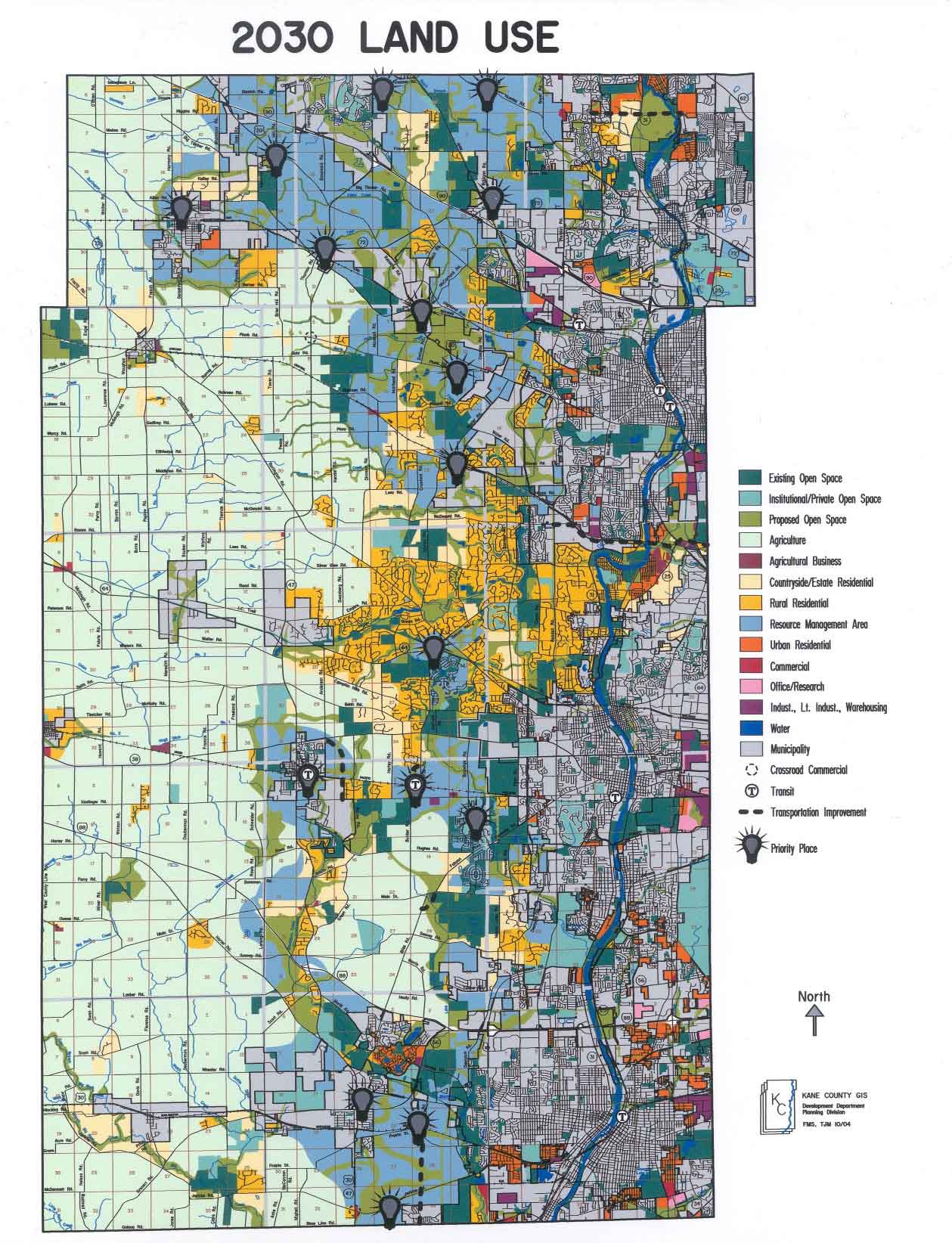 Kane County Land Use Map - Kane County Illinois USA • mappery Kane County Land Use Map - Kane County Illinois USA • mappery