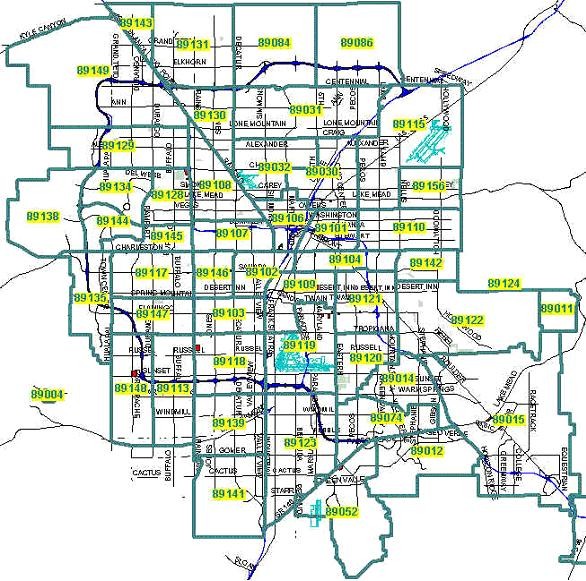 Las Vegas Zip Codes Map - Las Vegas Nv • mappery Las Vegas Zip Codes Map - Las Vegas Nv • mappery