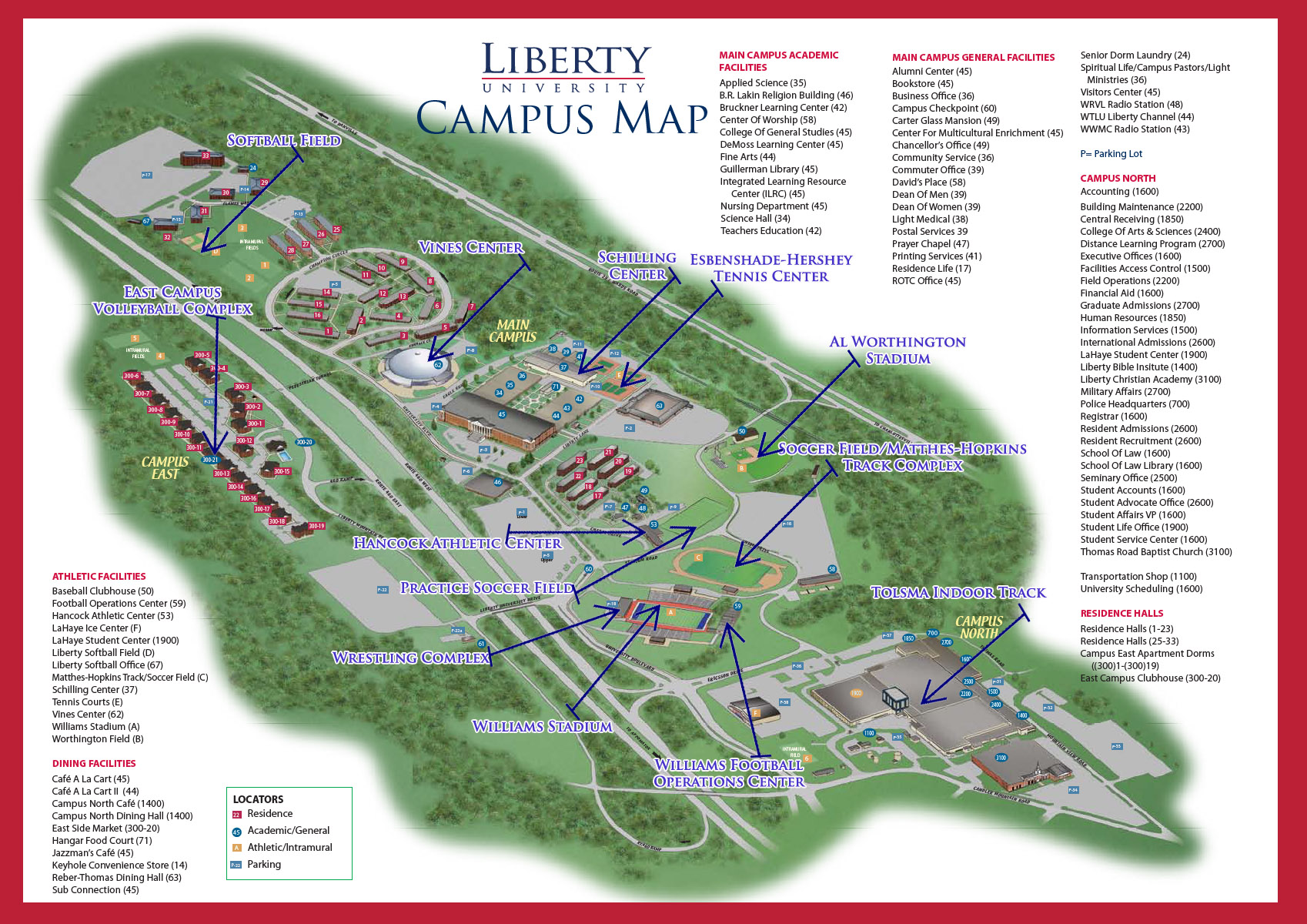 Liberty University Map Liberty University Lynchburg VA Mappery