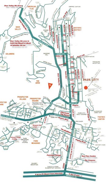 Park City town map - park city ut • mappery Park City town map - park city ut • mappery