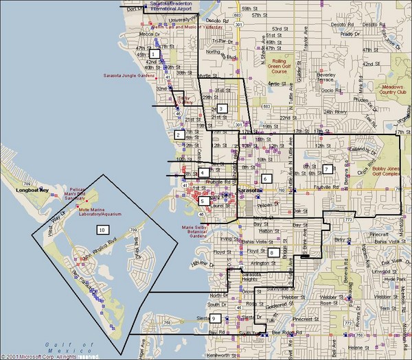 Sarasota Florida City Map - Sarasota Florida • mappery Sarasota Florida City Map - Sarasota Florida • mappery