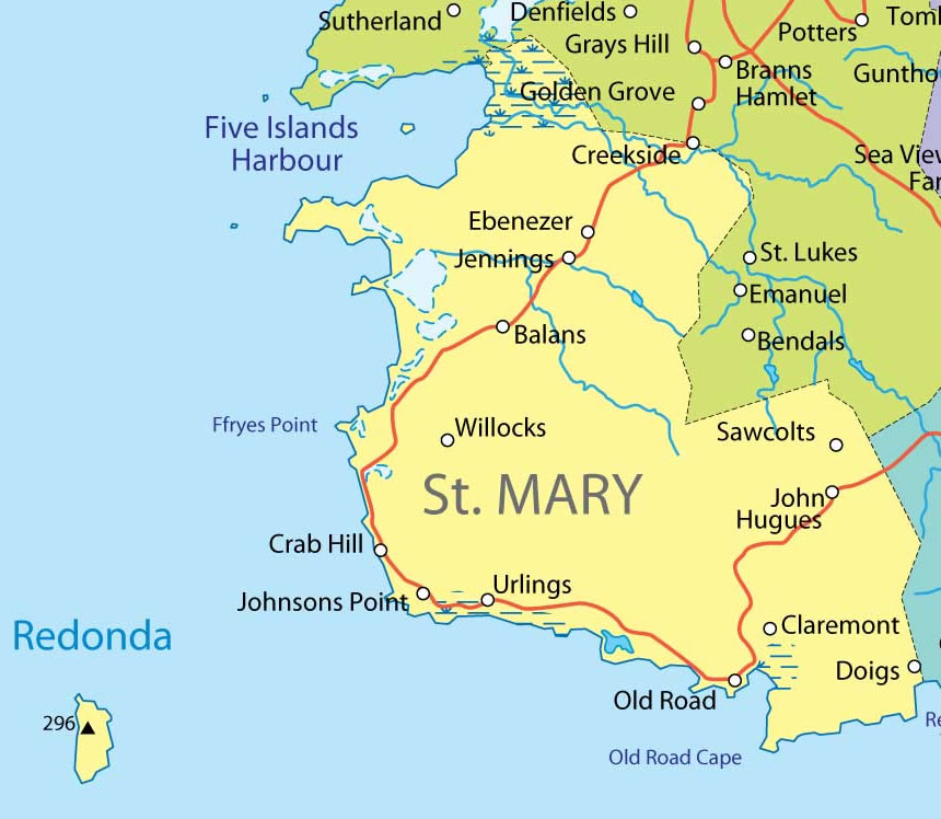 St Mary province Map • mappery St Mary province Map • mappery