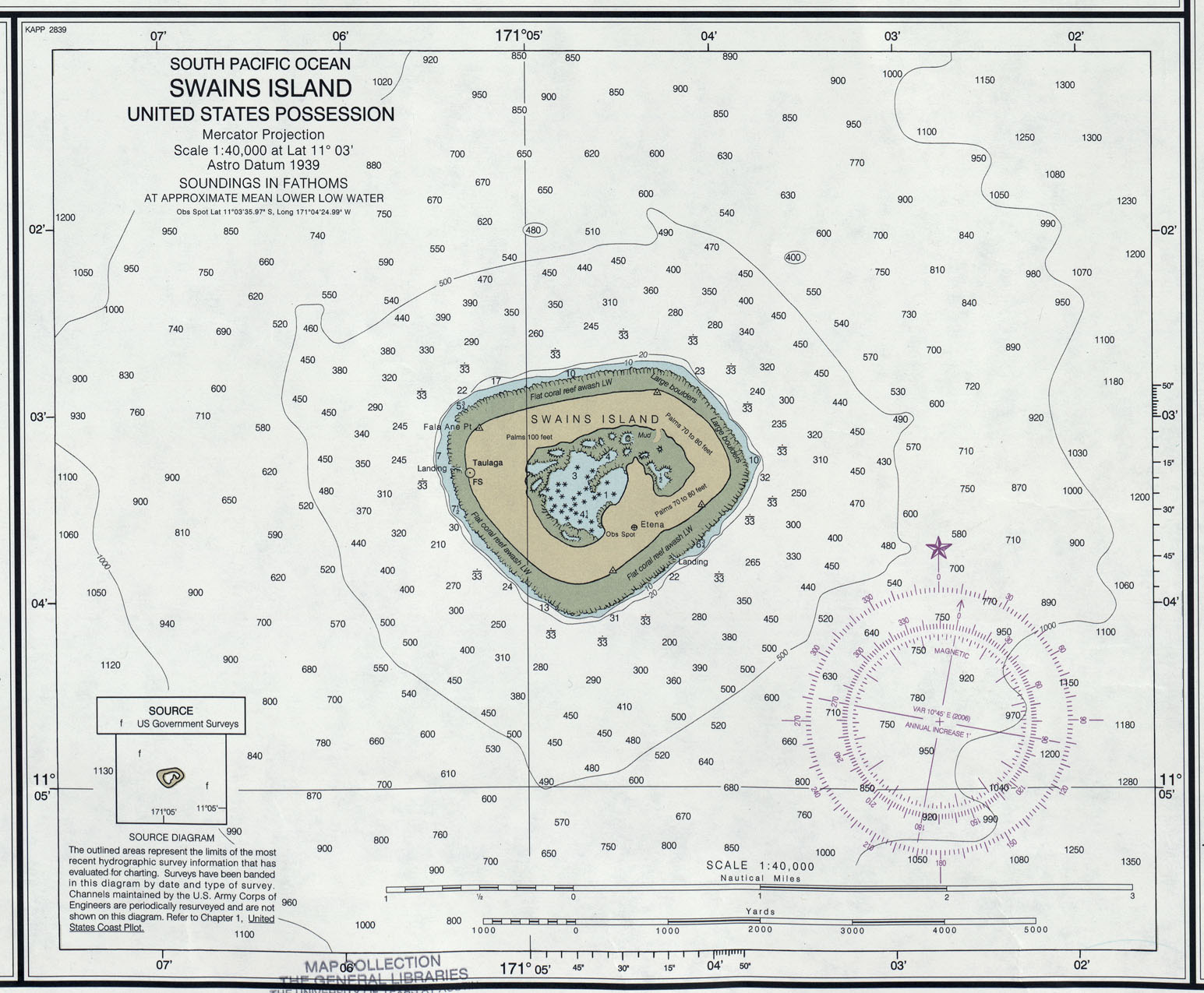 Swains Island Map - swains island • mappery