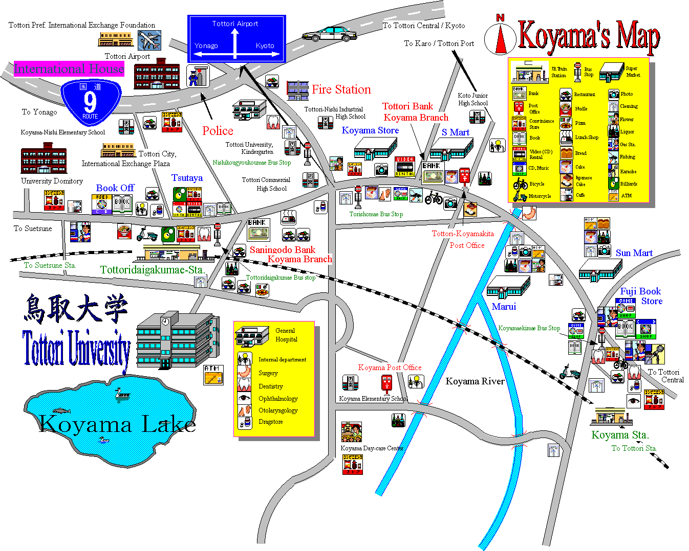 Toyama City Tourist Map - toyama japan • mappery Toyama City Tourist Map - toyama japan • mappery