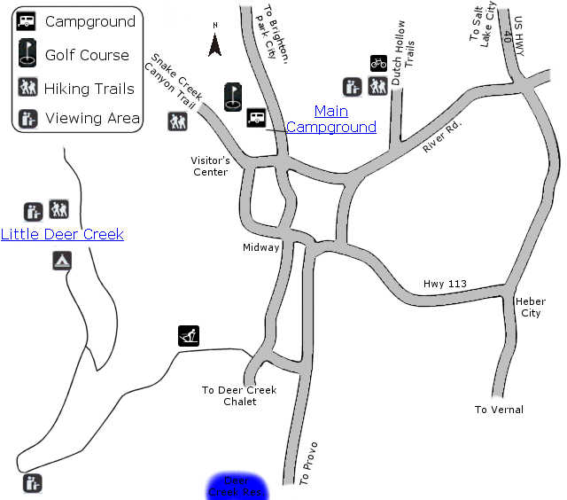 Wasatch Mountain State Park Map - Wasatch Mountain State Park UT USA ... Wasatch Mountain State Park Map - Wasatch Mountain State Park UT USA ...