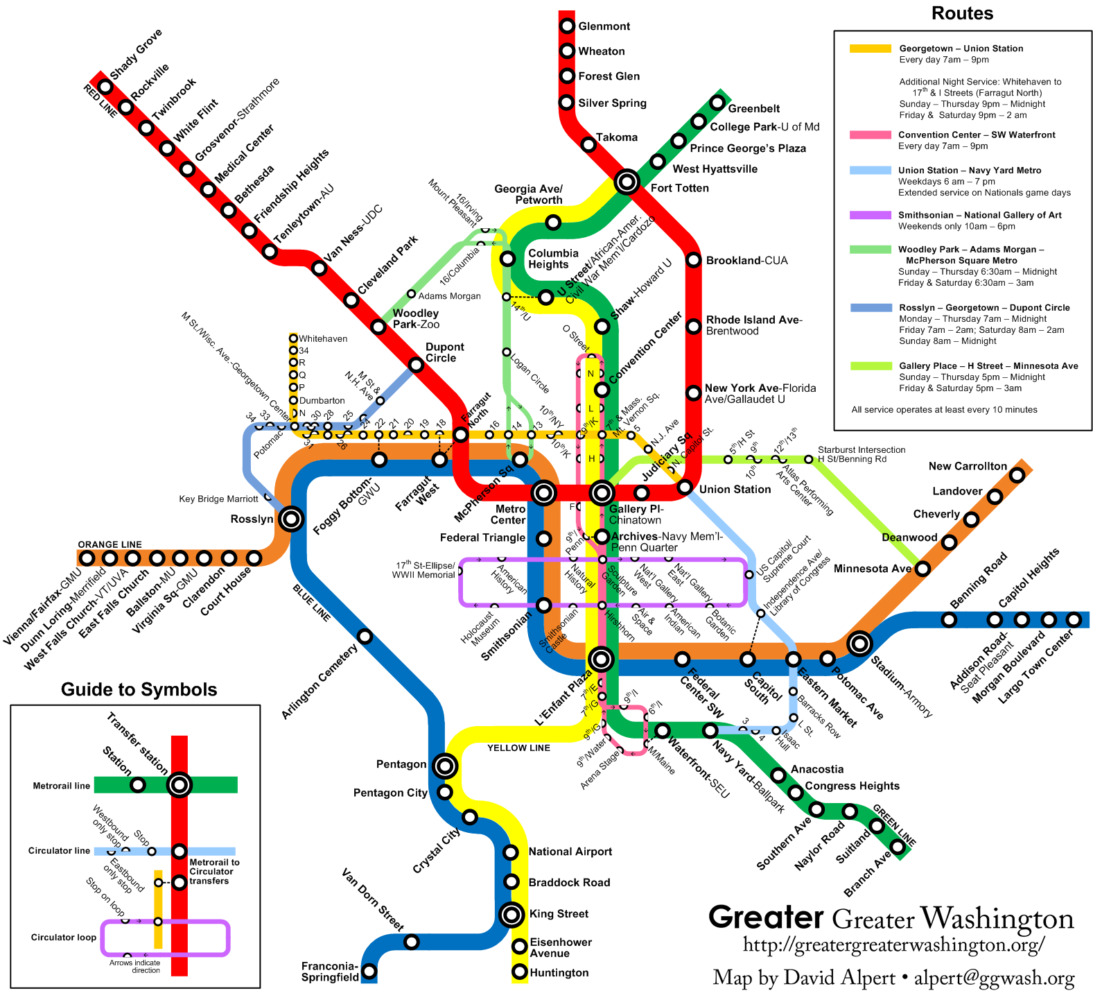Washington DC Public Transportation Map Washington DC Mappery