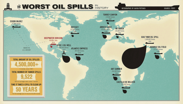 Bp Oil Spill Map