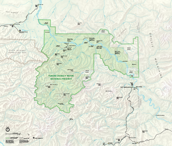 Yukon-Charley Rivers National Preserve Map - Eagle AK 99738 • mappery Yukon-Charley Rivers National Preserve Map - Eagle AK 99738 • mappery